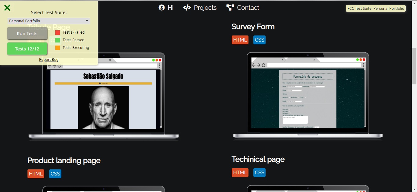 FreeCodeCamp | Portifólio de projetos desenvolvidos para os cursos do ...